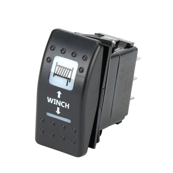 UTV Dash Switch | Winch | Can–Am | Blue | Commander - Rødkilde ATV